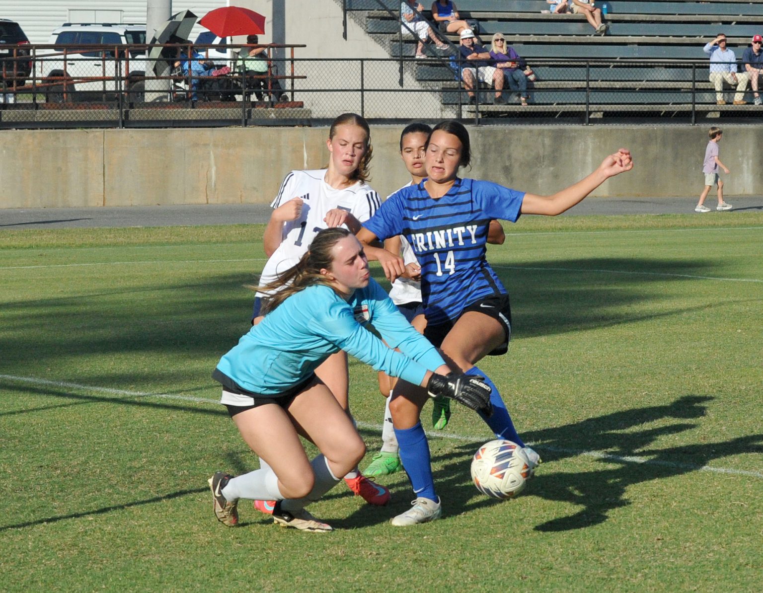 SOCCER: Sherwood score breaks up defensive struggle to leave Trinity ...