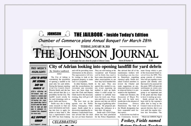 The Johnson Journal – Courier Herald Today