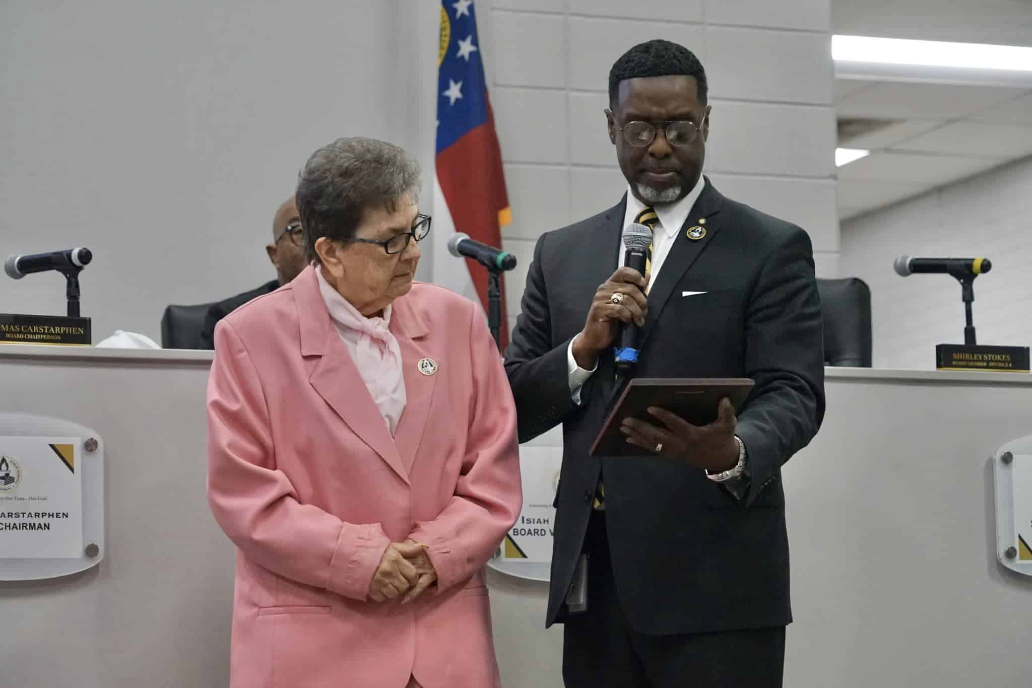 Twiggs Co. schools honor Shirley Stokes for serving 20 years on BOE ...